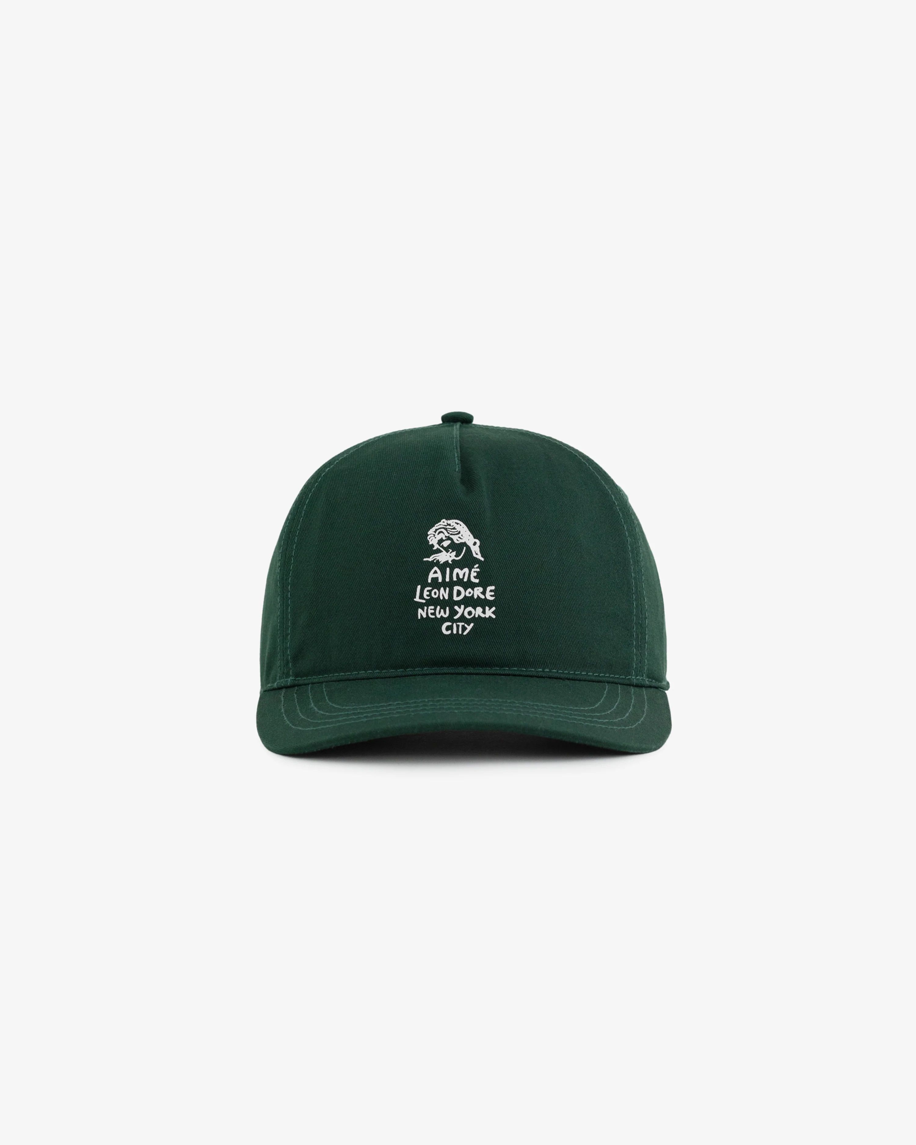 Aime Leon Dore Aime Leon Dore ALD Art Form Greek Lady Logo Hat Green ...