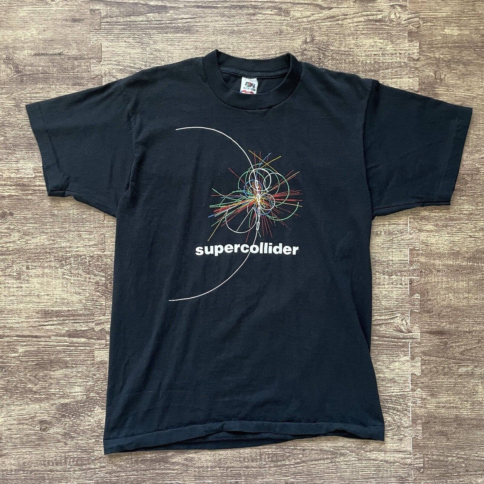 Vintage Vintage 1980s Superconducting Super Collider T-Shirt Black ...
