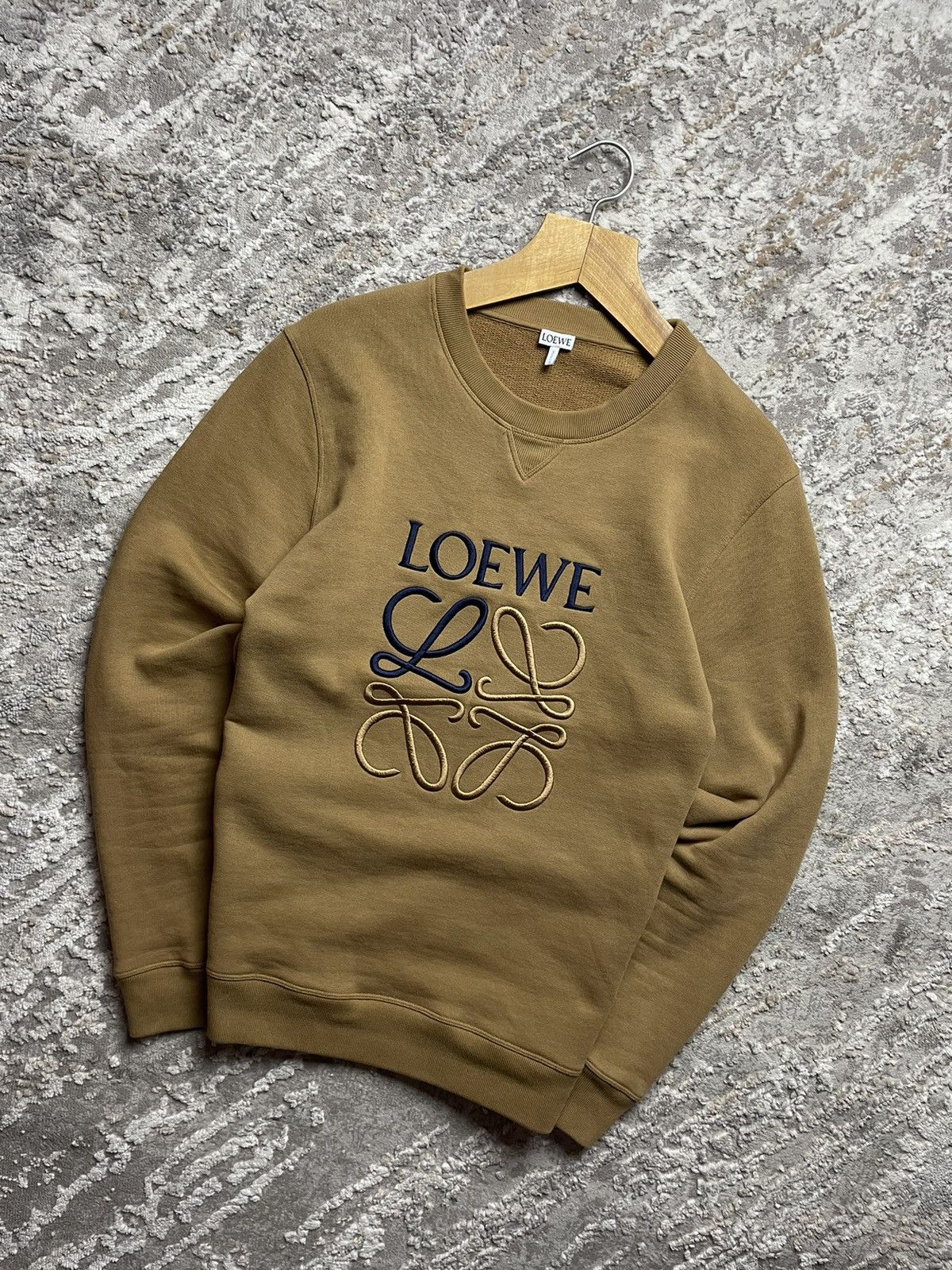 Loewe × Luxury Loewe Sweatshirt Brown Logo | Grailed