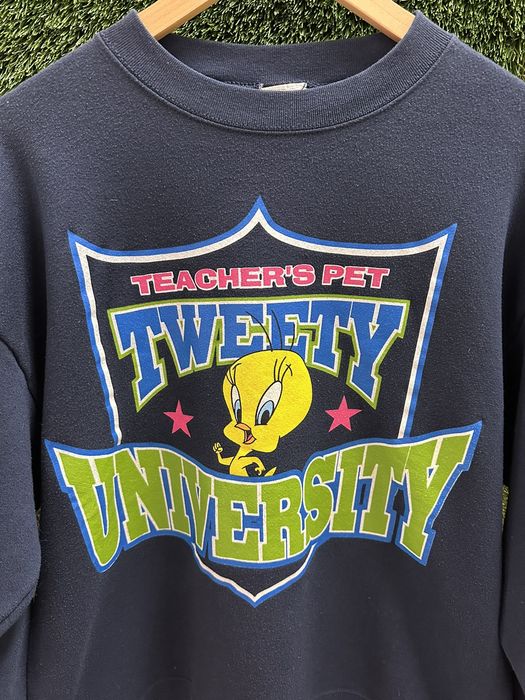 Vintage Vintage Looney Tunes Tweety University Crewneck Large | Grailed