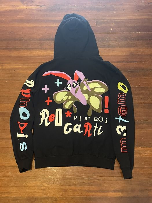 Designer Whole lotta red Playboi carti merch cpfm double sided hoodie ...