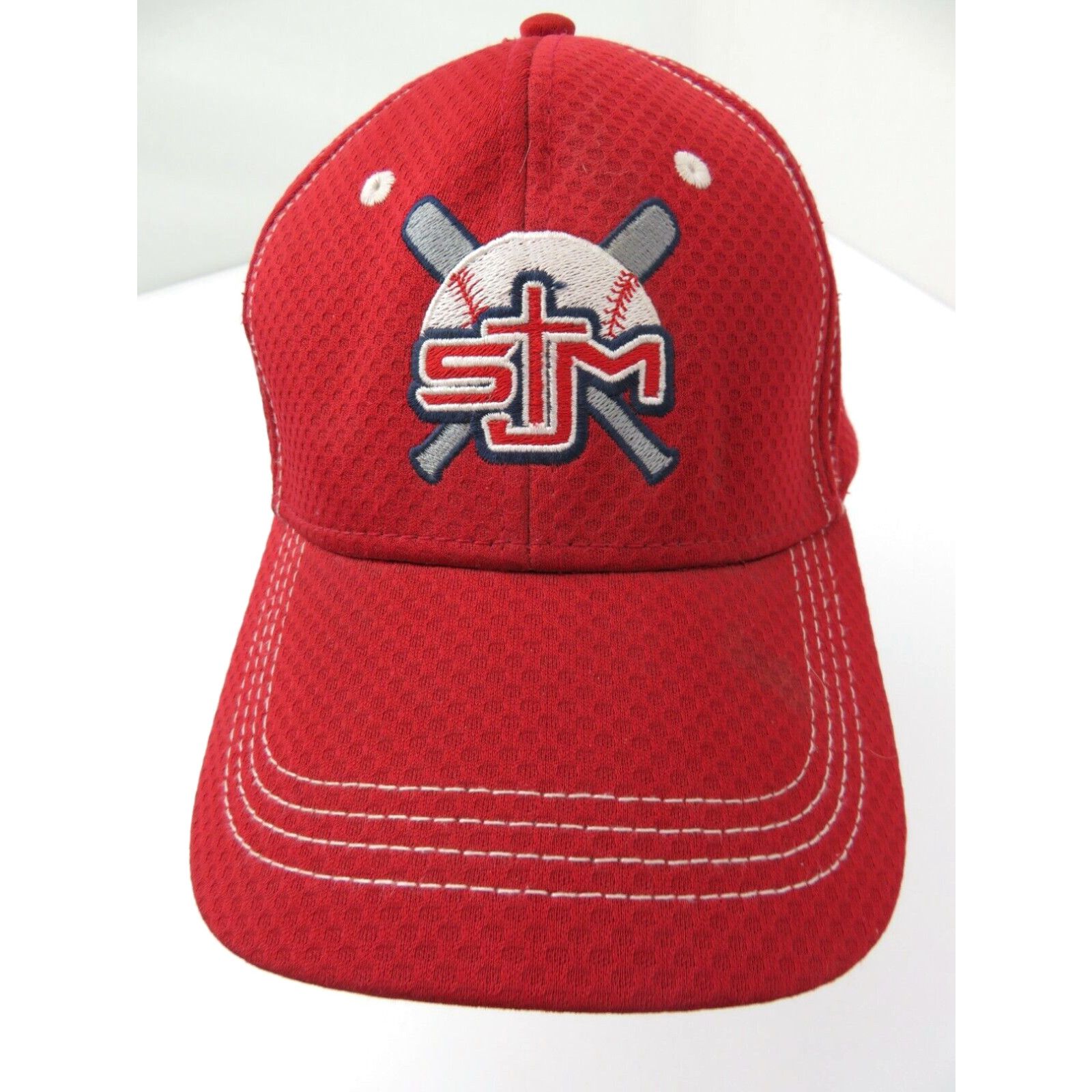 Vintage SJM Baseball Red Adjustable Adult Cap Hat | Grailed
