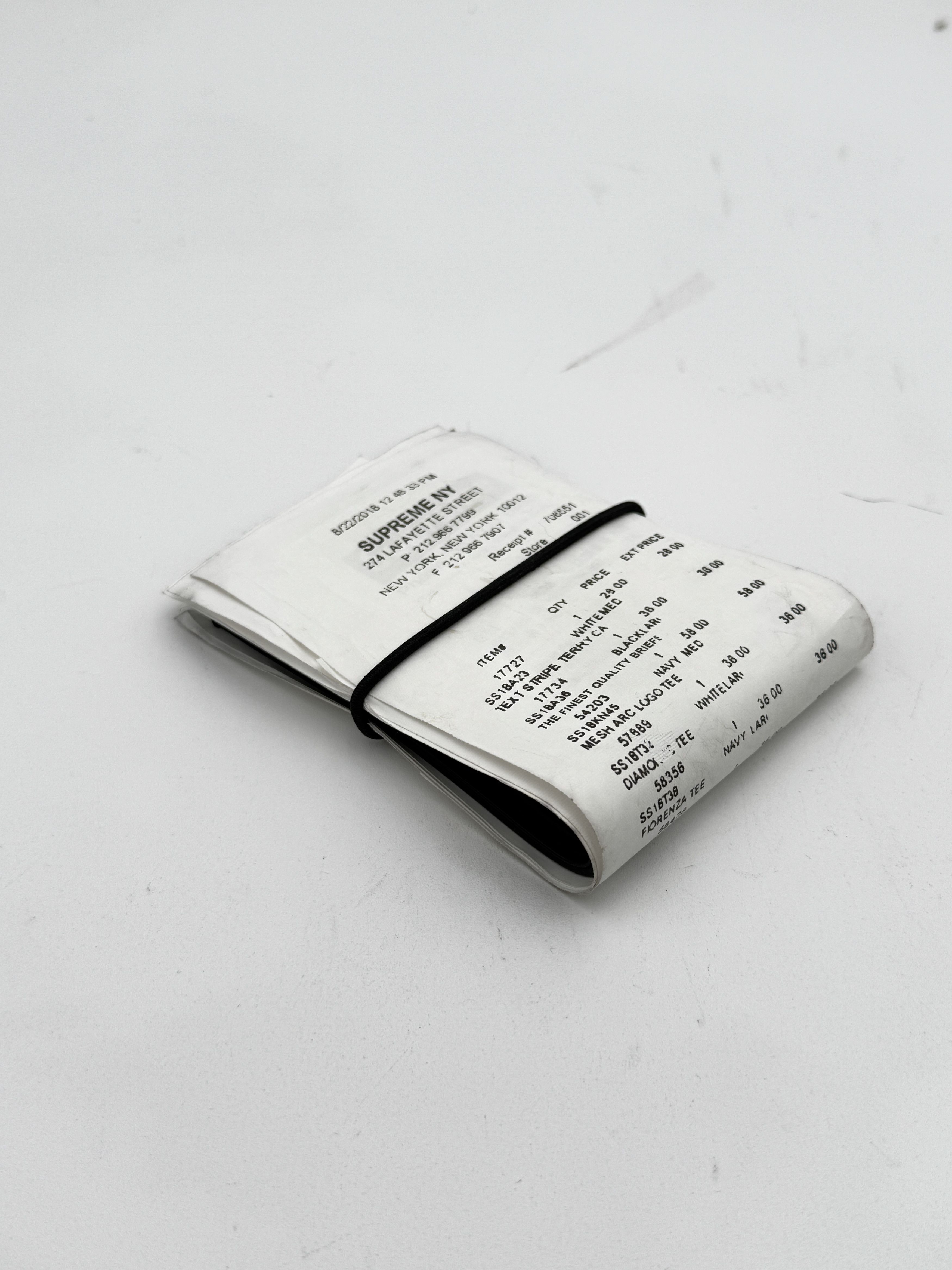 MM6 × Maison Margiela × Supreme Supreme MM6 Receipt Wallet | Grailed