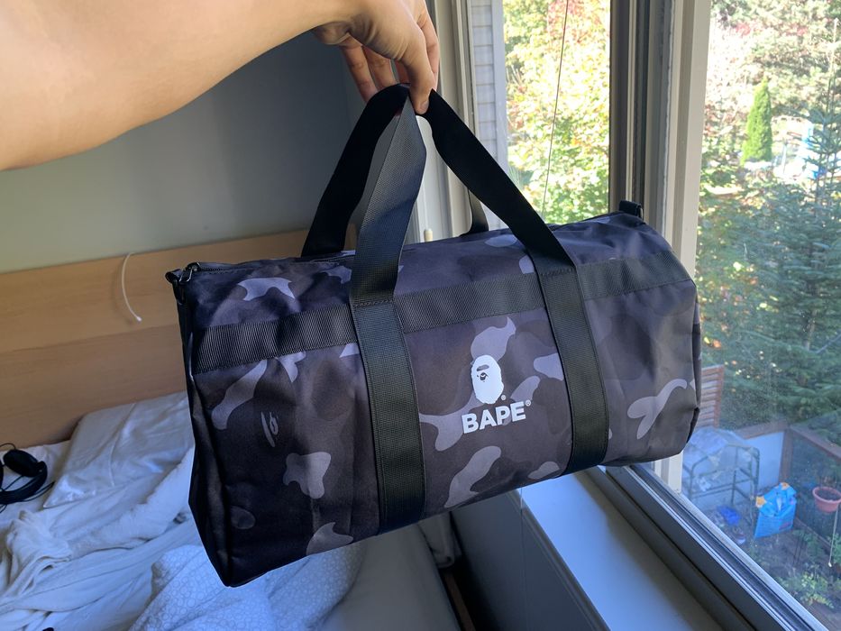 Bape A Bathing Ape Camo Duffle Bag (Brand New) | Grailed