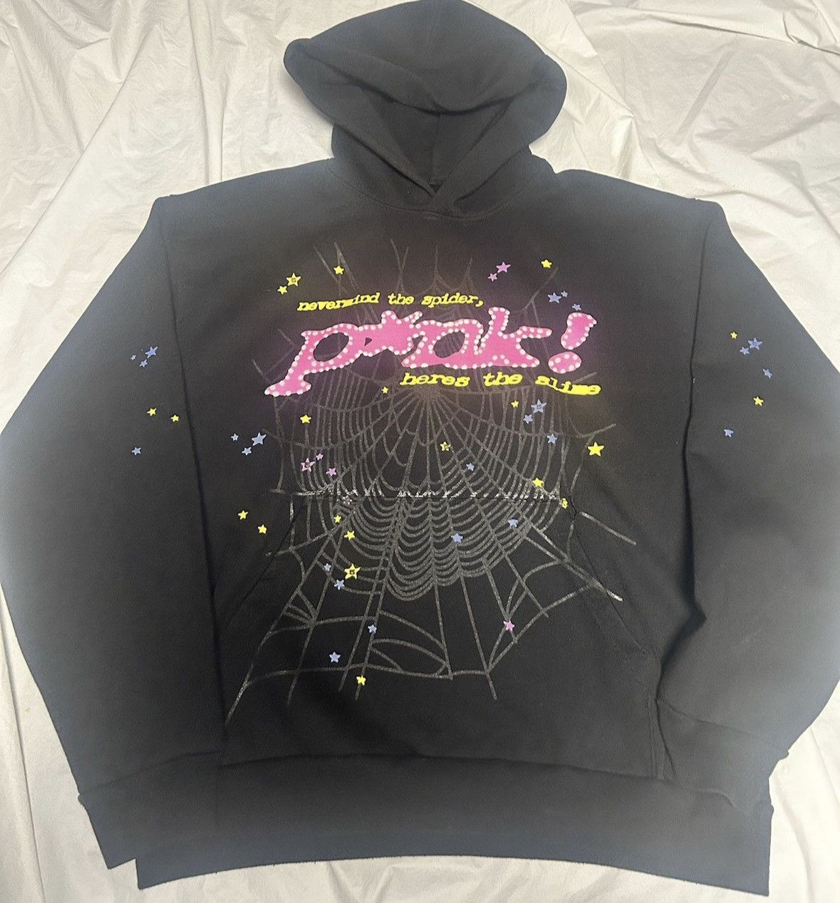 Young Thug Sp5der Spider Pink Punk Hoodie | Grailed