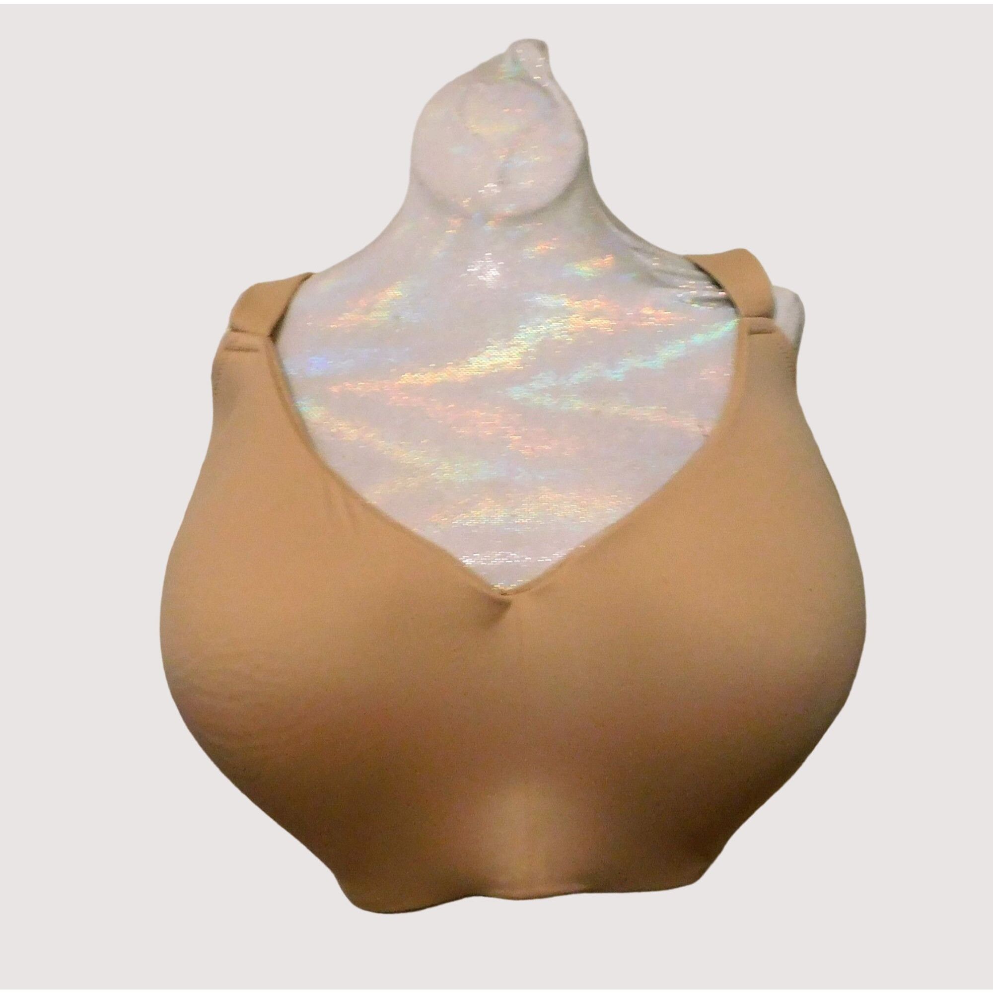 Other Auden Plus Size Bra 46 DDD Beige Lightly Lined Wirefree | Grailed