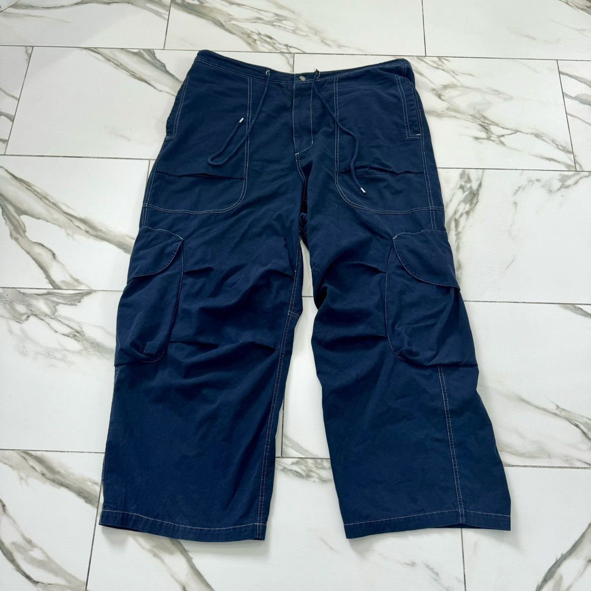 Avant Garde BLUE ENTIRE STUDIOS CARGO PANTS | Grailed