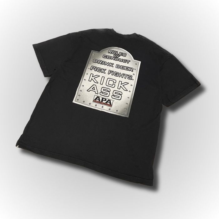 Vintage Vintage WWF APA Acolytes Protección Agency tee ass | Grailed