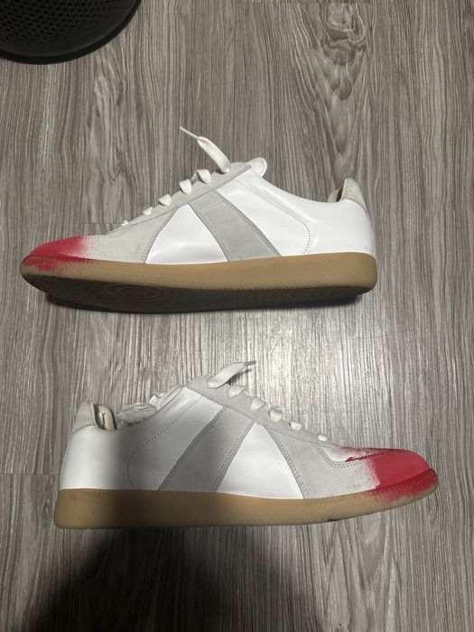 Maison Margiela Maison Margiela Replica Paint Splatter Red | Grailed