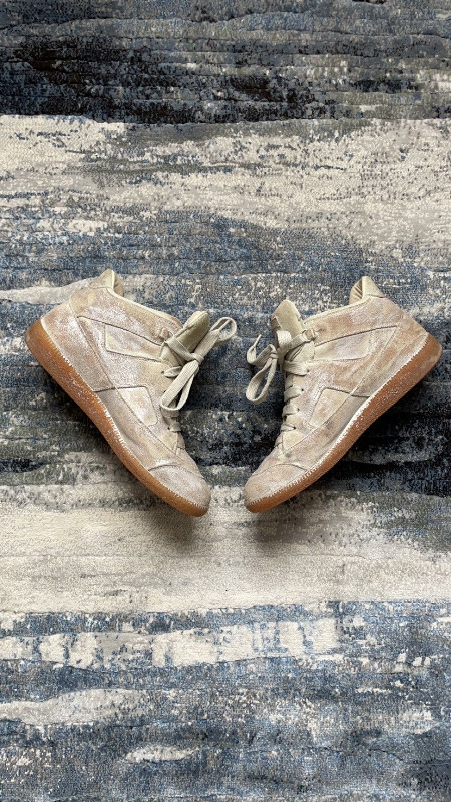 Maison Margiela Maison Margiela painted high top gat | Grailed