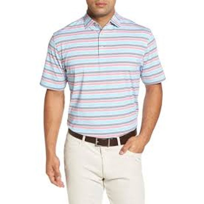 Peter Millar PETER MILLAR Blount Stripe Stretch Jersey Polo | Grailed