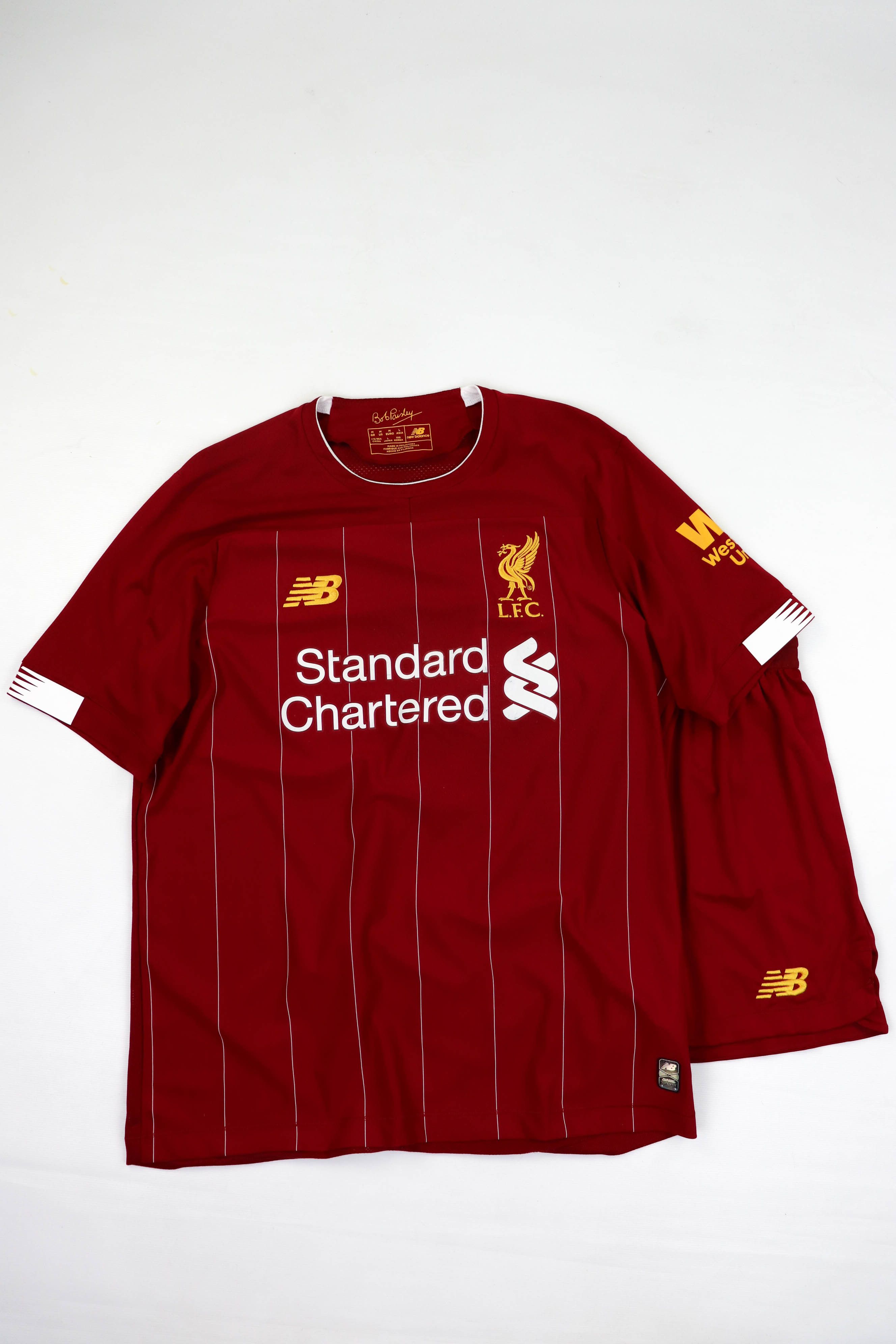 Liverpool × New Balance × Soccer Jersey New Balance LFC Burgundy Red ...