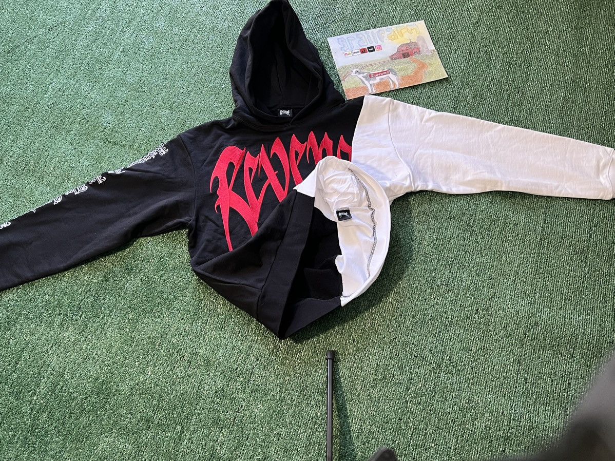 Revenge Bred Embroidered Split Arch Hoodie | Grailed