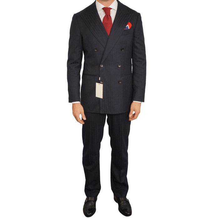 Suitsupply Men Suitsupply Suit Havana Double Breasted Wool EU52 UK/US42 ...
