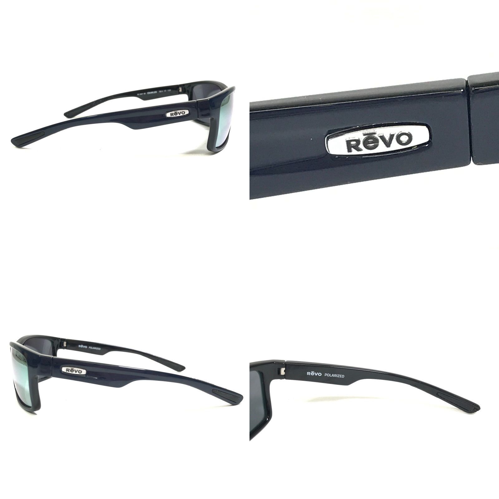 Revo Black Square Shaped REVO RE 1027 05 CRAWLER Sunglasses Featuring ...