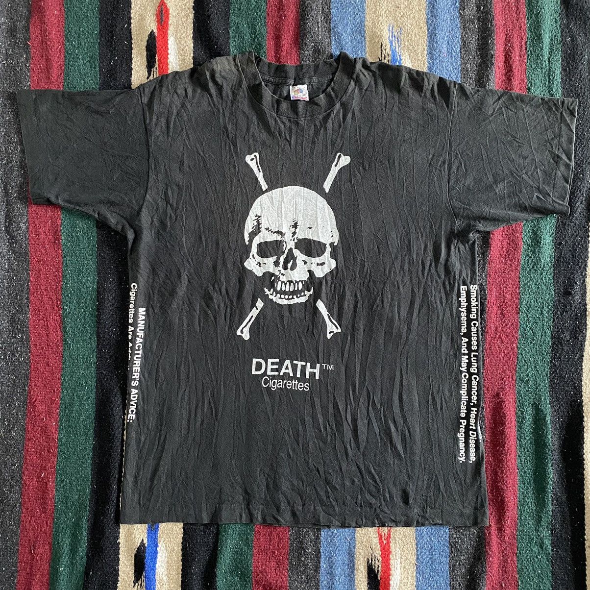 Rap Tees × Rare × Vintage VINTAGE 90S DEATH CIGARETTES T-SHIRT | Grailed