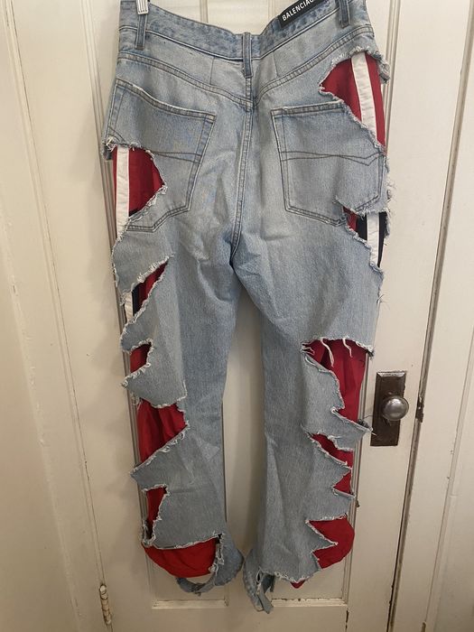 Balenciaga Balenciaga Slashed Destroyed Denim | Grailed