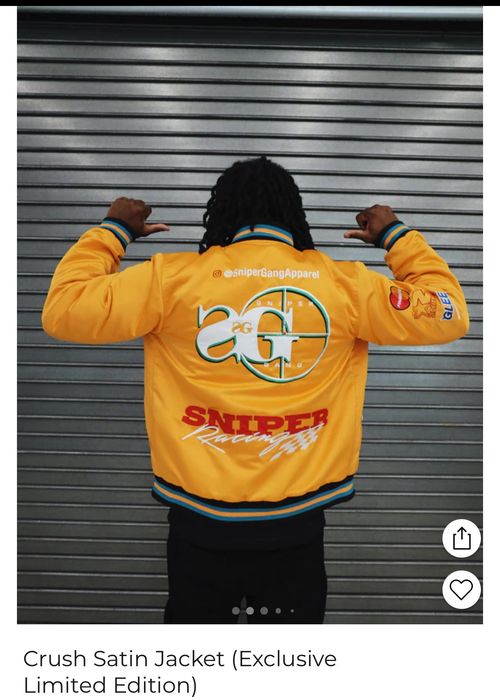 Sniper Gang Sniper gang varsity jacket | Grailed
