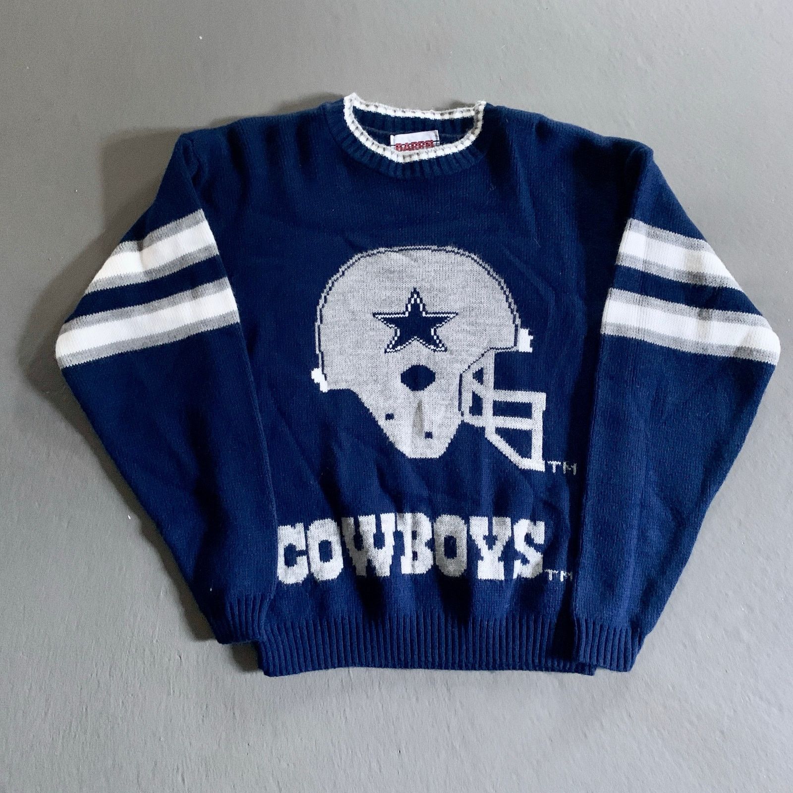 Vintage Vintage Dallas Cowboys NFL 80s 90s Barrel Sweater S/M | Grailed