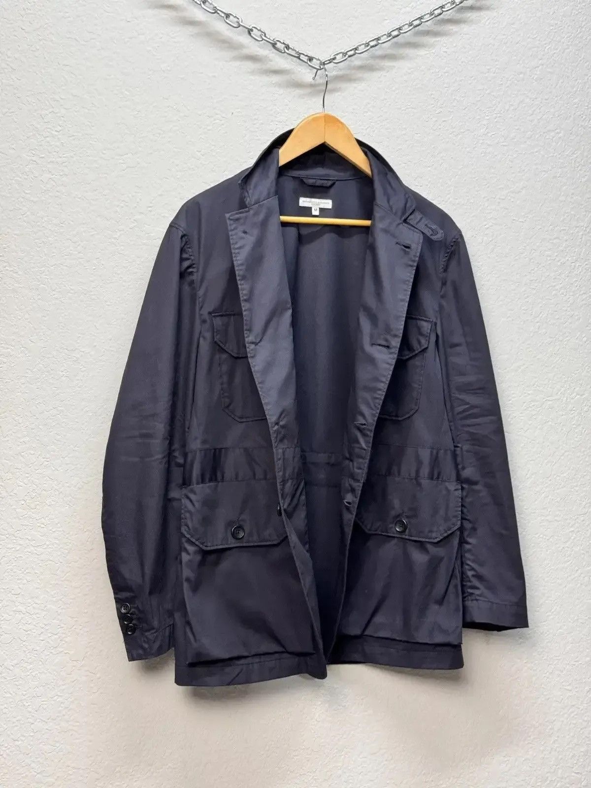Engineered Garments × Japanese Brand × Made In Usa Engineered Garments Jacket Multipocket Navy ...