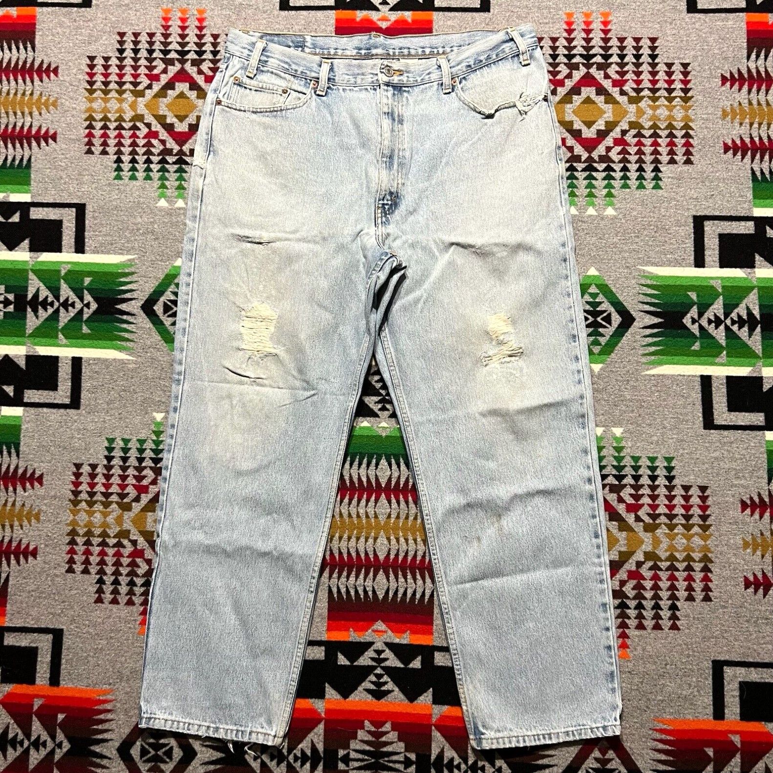 Levi's Vintage Levis 550 Jeans Men’s 40x30 Relaxed Fit Light Blue ...