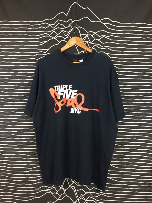 Vintage Triple Five Soul NYC Big Logo Streetwear Hip Hop Tee | Grailed