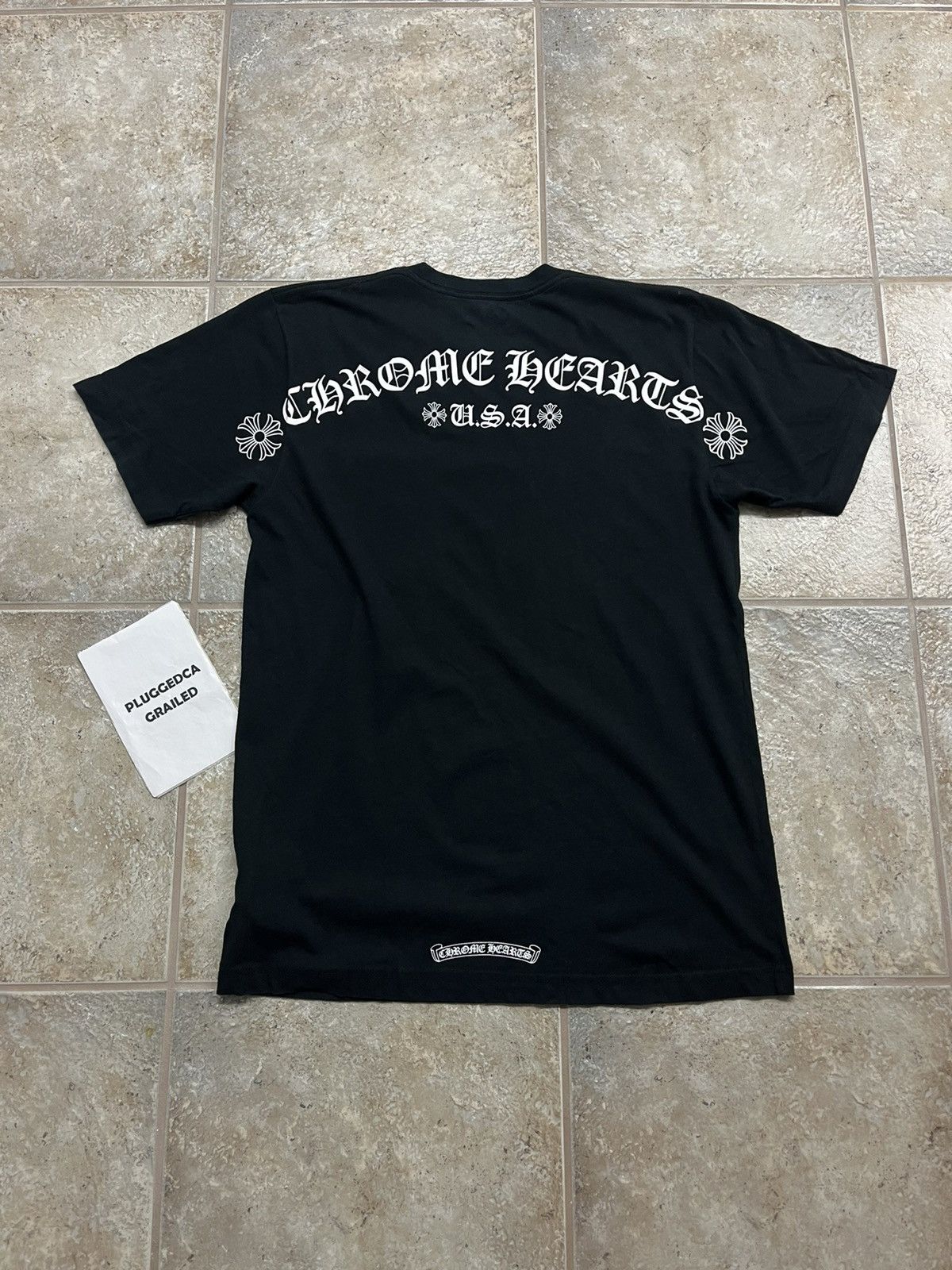 Chrome Hearts Chrome Hearts USA Tee Black | Grailed