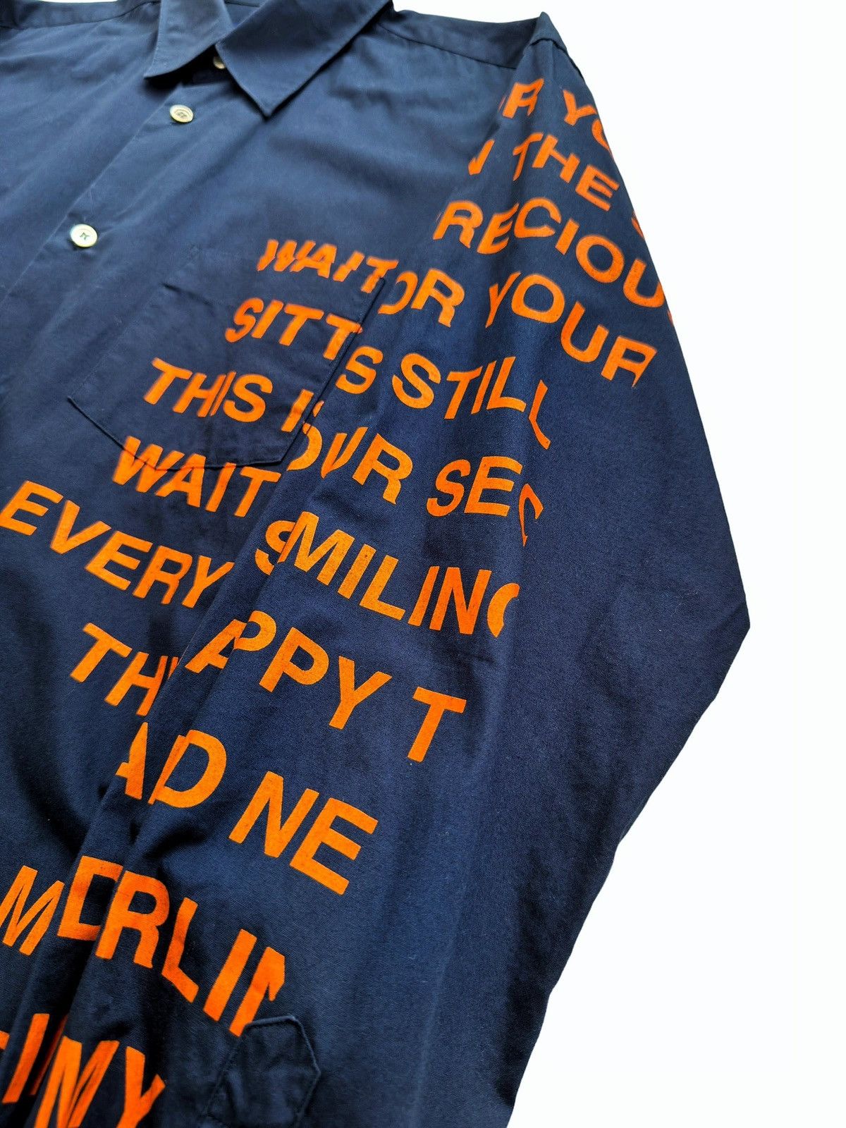 Junya Watanabe GRAIL 2001 Poem Shirt | Grailed