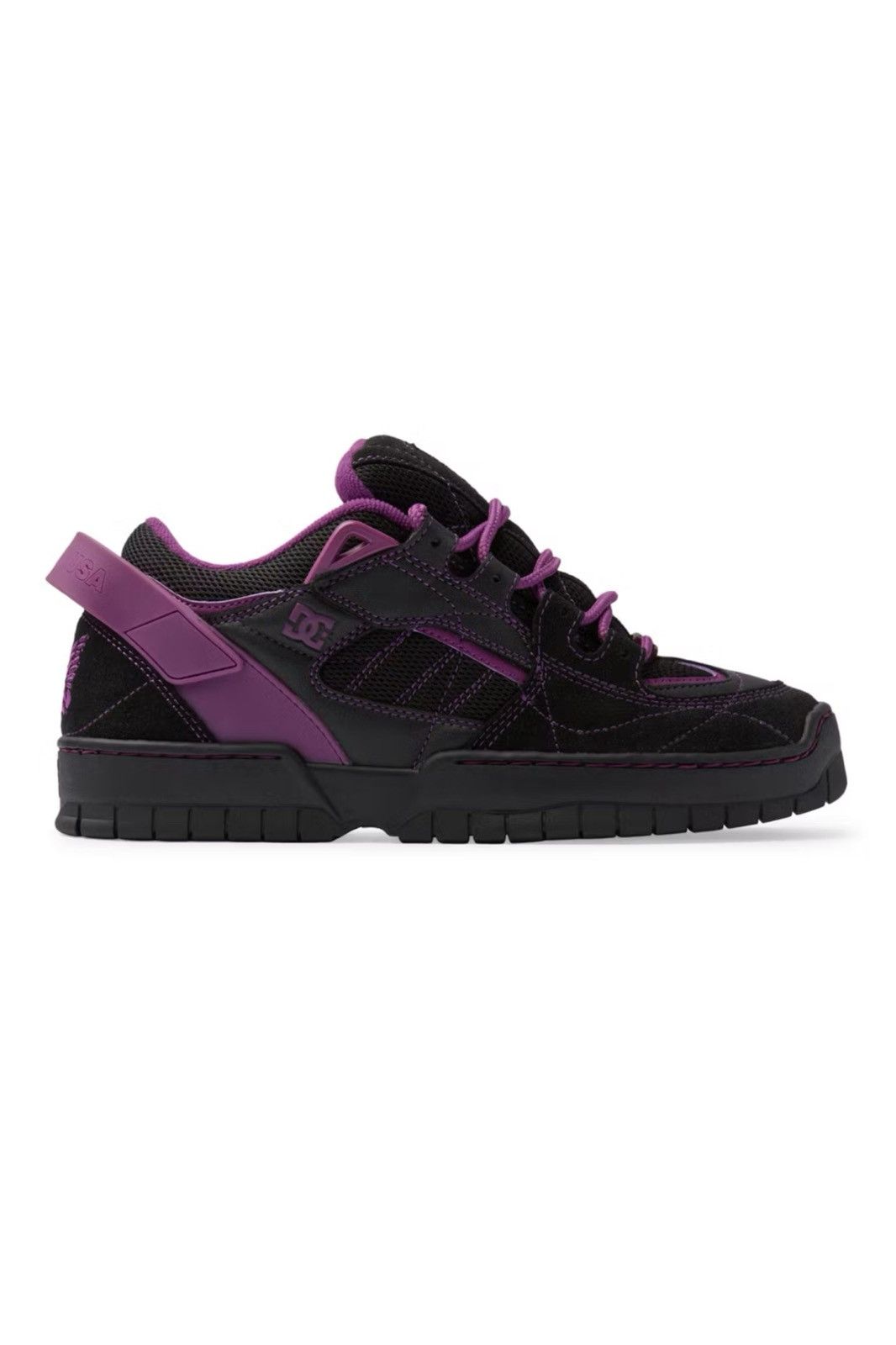 Needles DC SHOES X NEEDLES SPECTRE SZ 10.5 BLACK PURPLE DEADSTOCK | Grailed