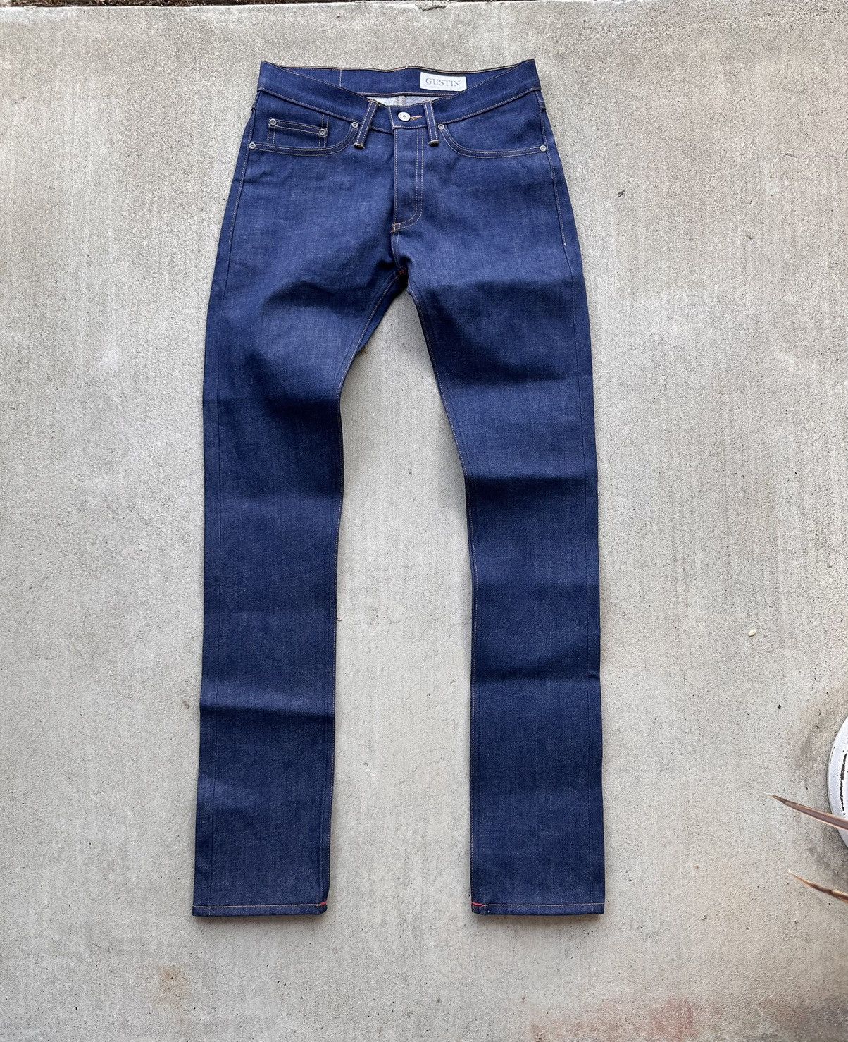 Gustin Gustin Selvedge Jeans 30x33 Skinny Raw Denim | Grailed