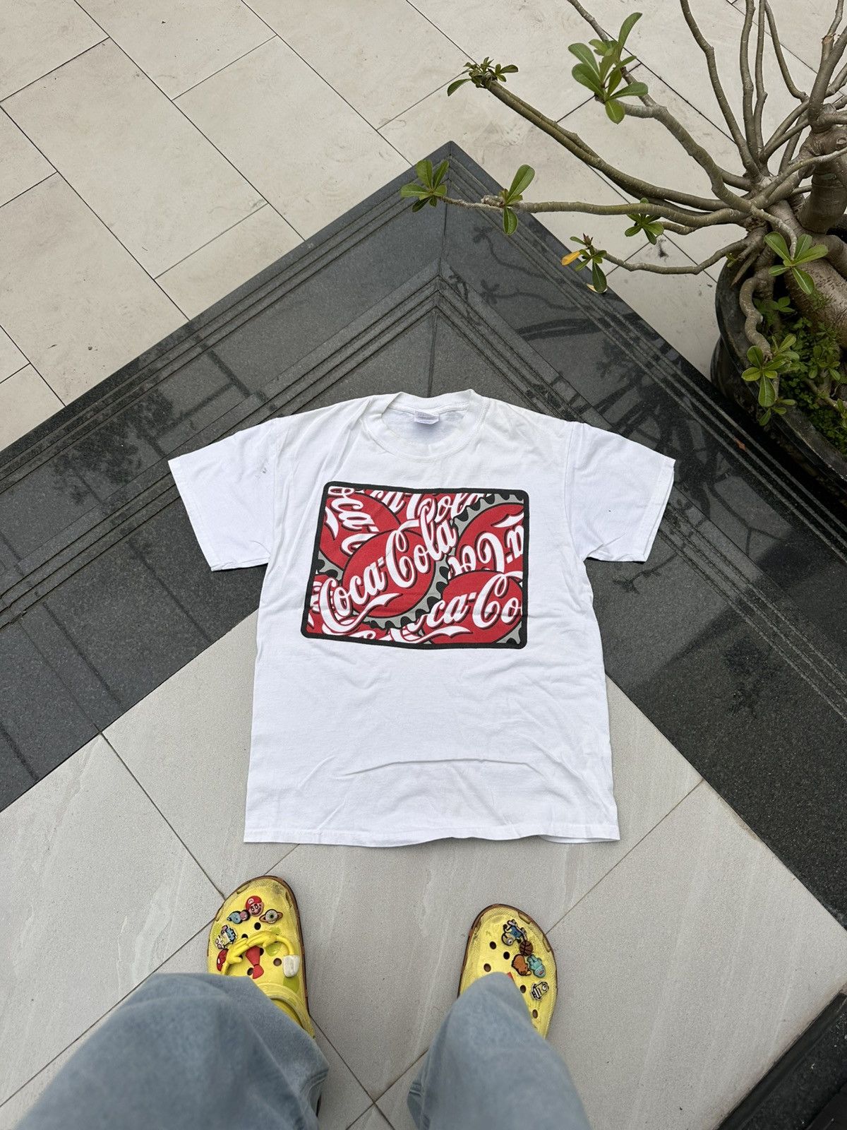 Band Tees × Coca Cola × Vintage 00s COCA COLA VINTAGE BIG LOGO ...