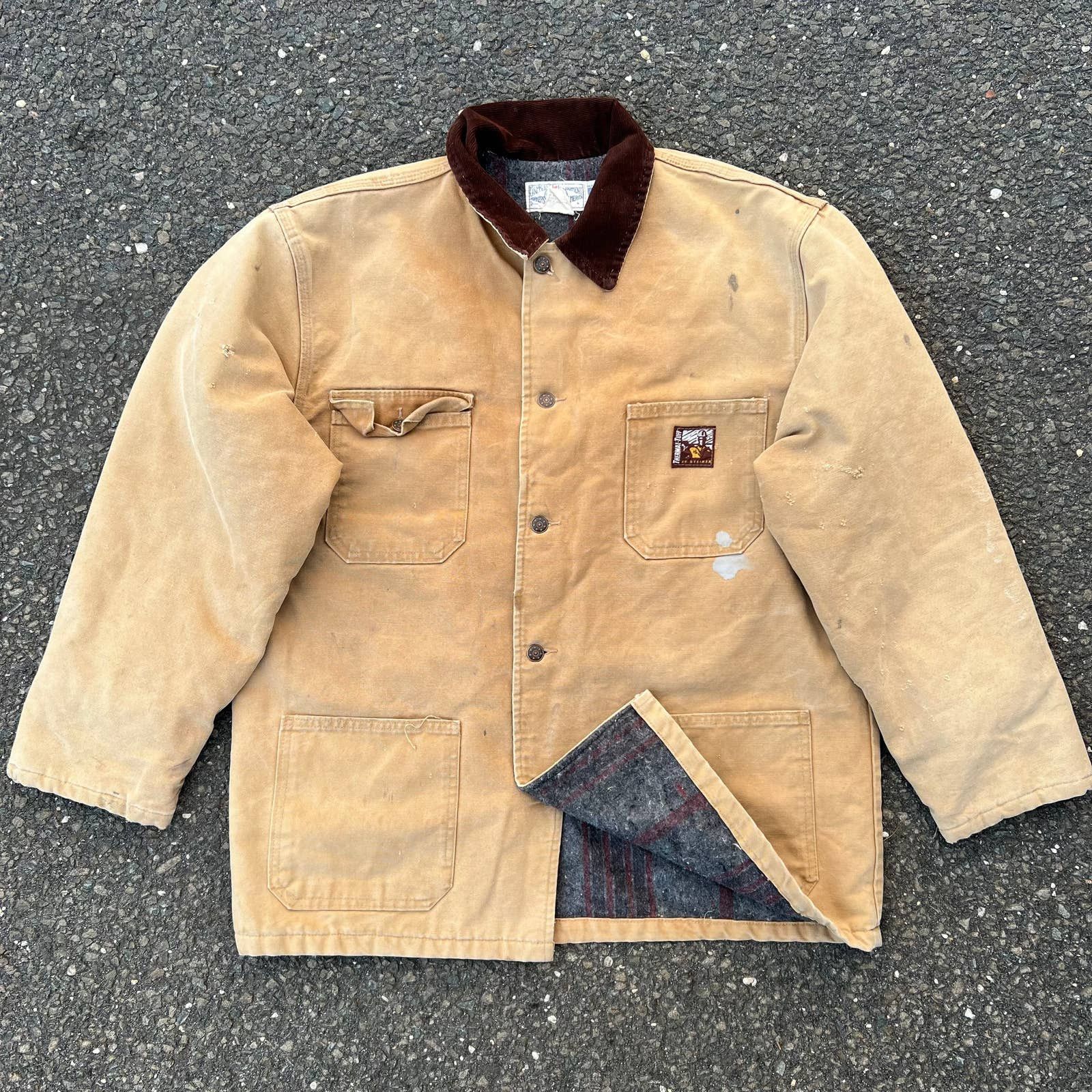 Streetwear × Vintage Vintage thermal tuff blanket lined chore work wear coat | Grailed
