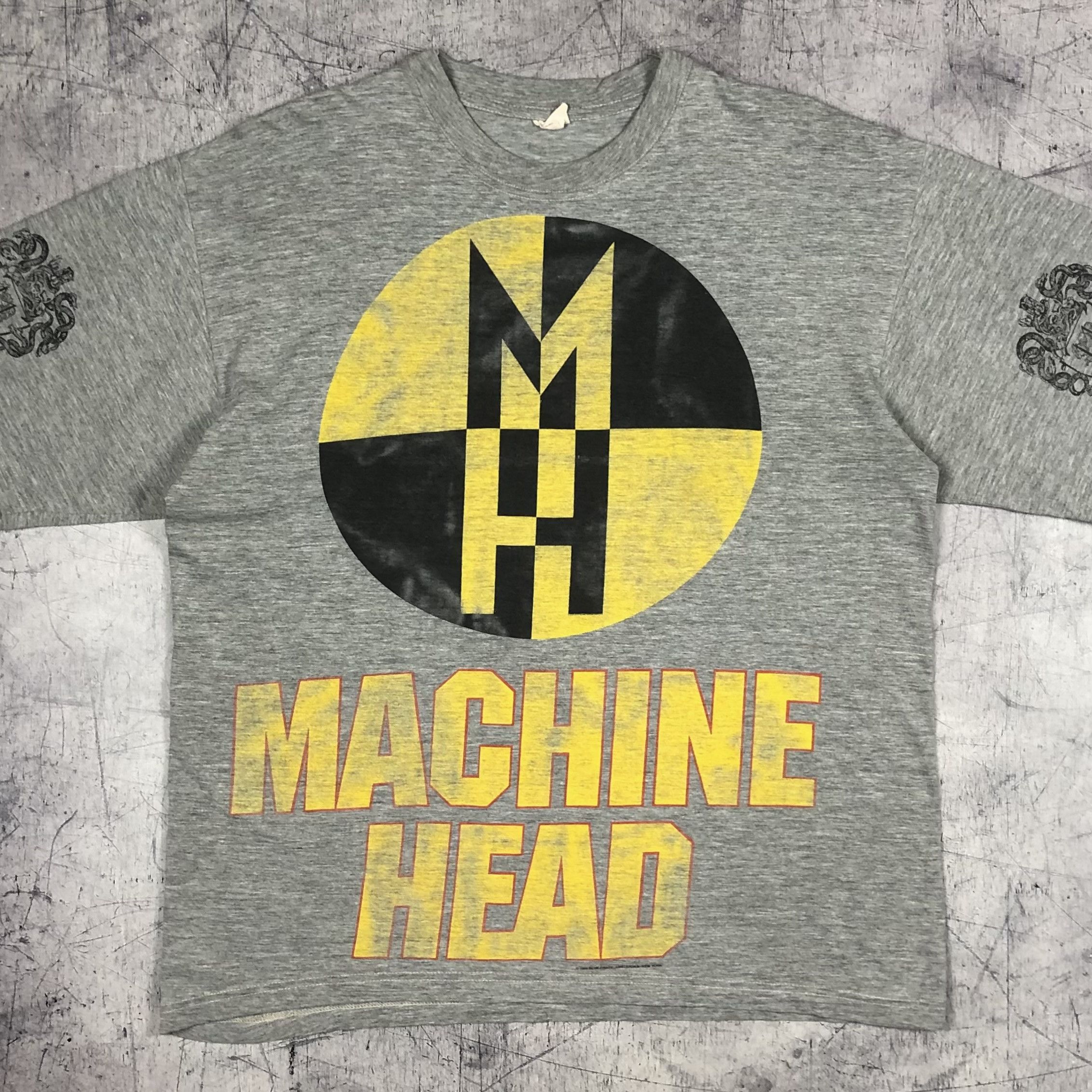 Band Tees Vintage 1995 Machine Head Donington Blue Grape Rare Tee 90’s ...