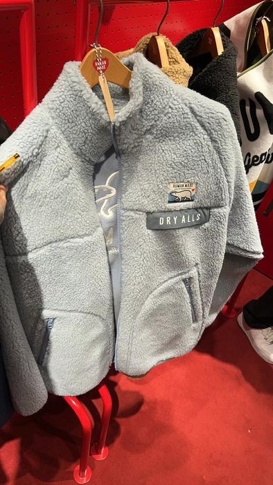 Human Made HUMAN MADE Polar Bear FLEECE JACKET "Blue" | Grailed