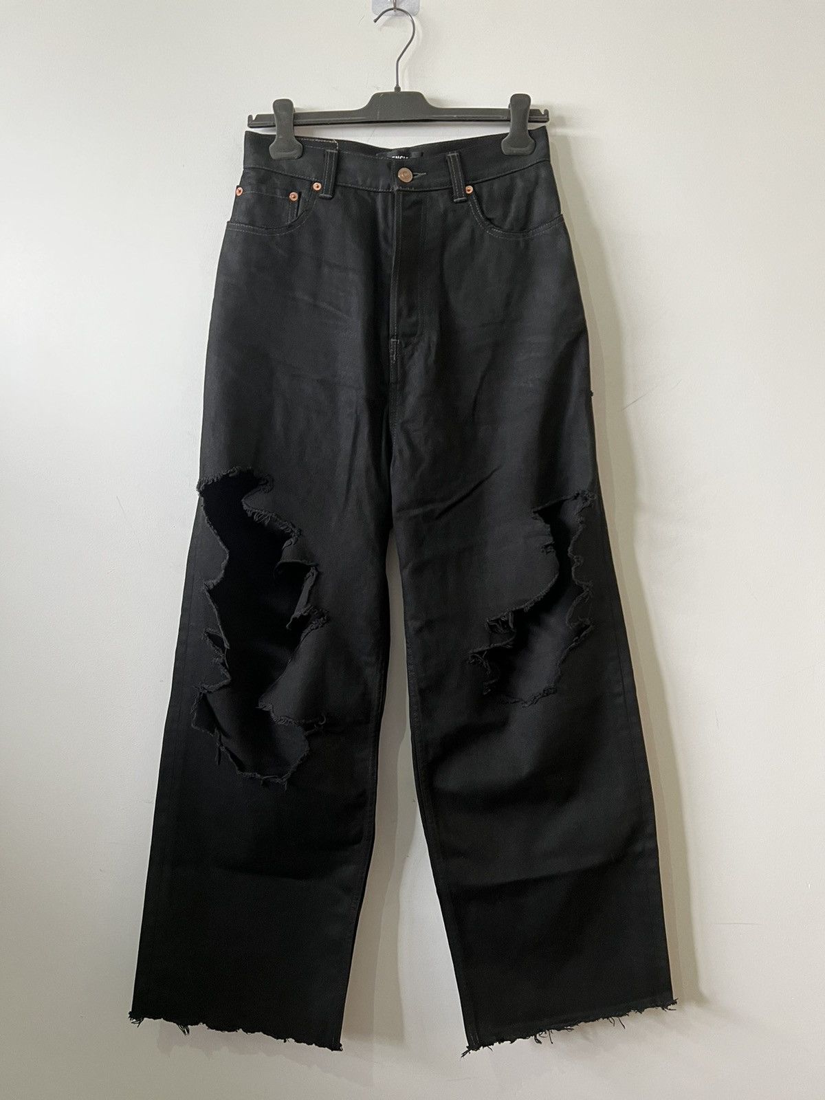 Balenciaga Balenciaga 21AW Tomorrowland ripped havoc ripped jeans | Grailed