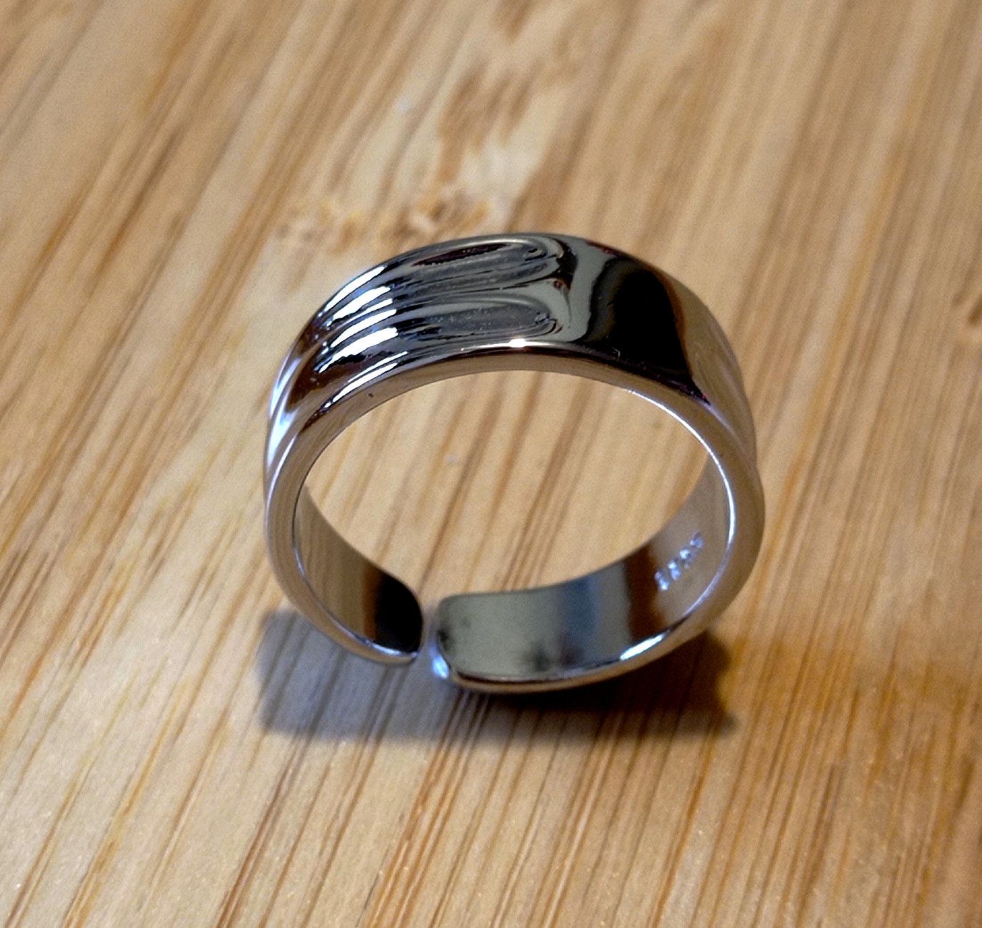 Designer × Japanese Brand × Vintage Vintage Float Shine Silver Ring ...