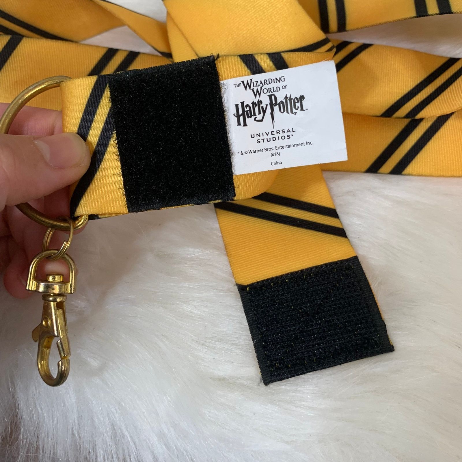 Universal Studios Harry Potter Yellow Neck Strap | Grailed
