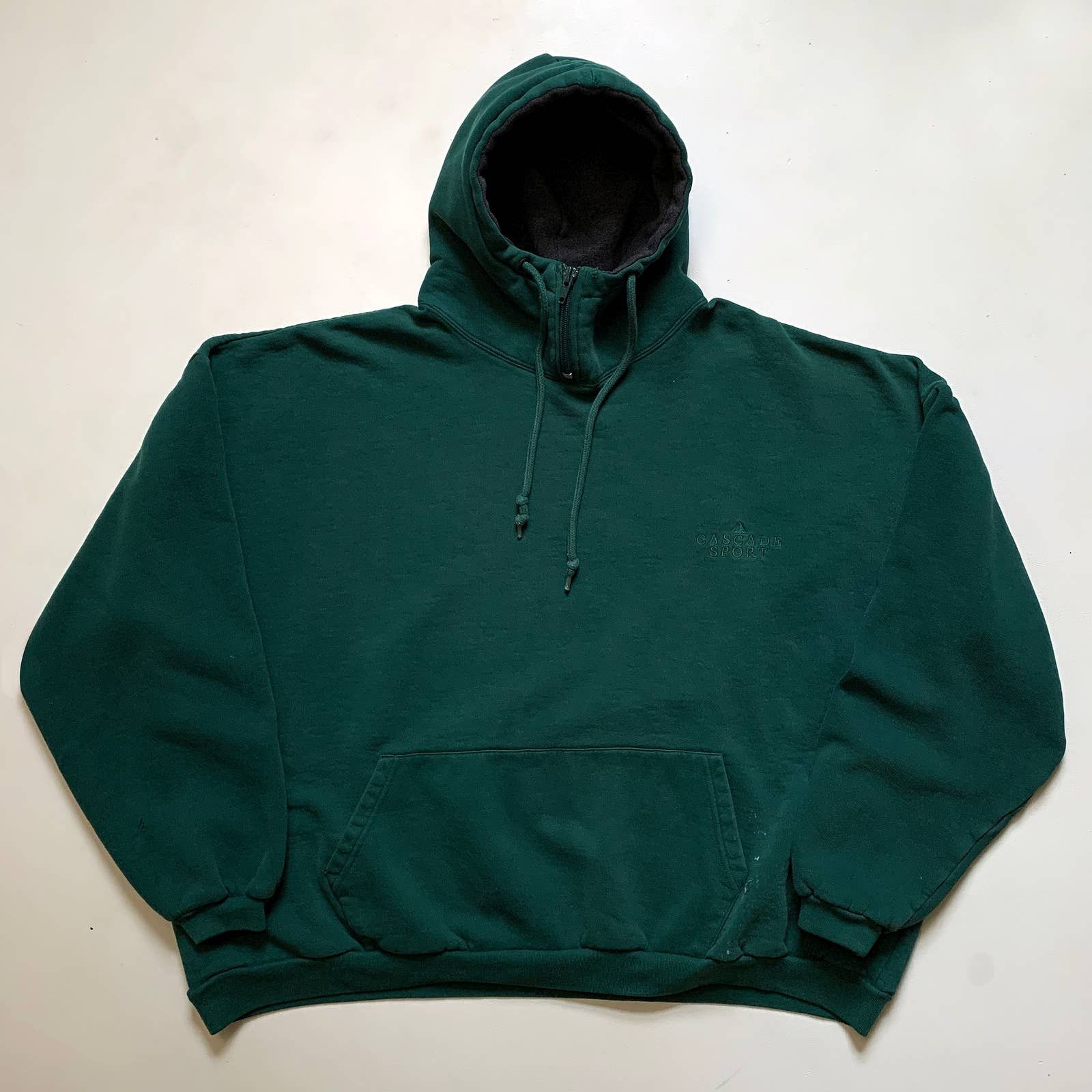 Unsound Rags × Vintage 1990s Cropped Quarter-Zip Hoodie | Grailed
