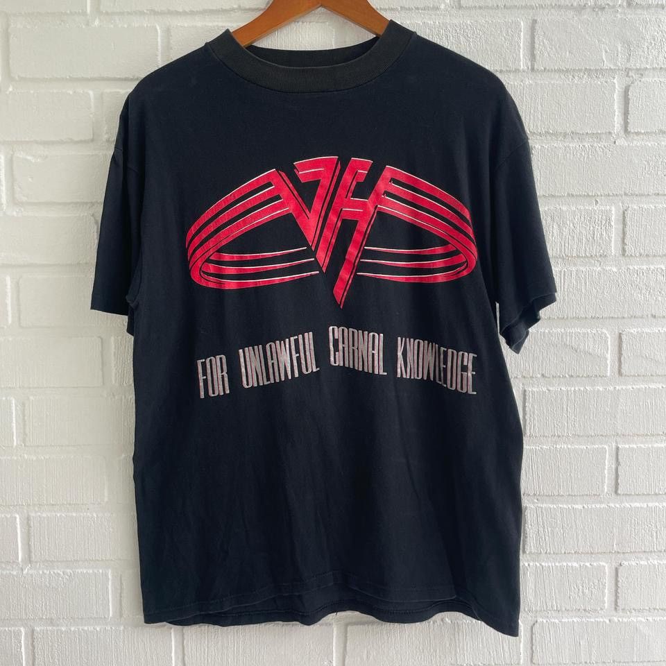 Vintage Vintage 1991 Van Halen Unlawful Carnal Knowledge Tour Shirt ...