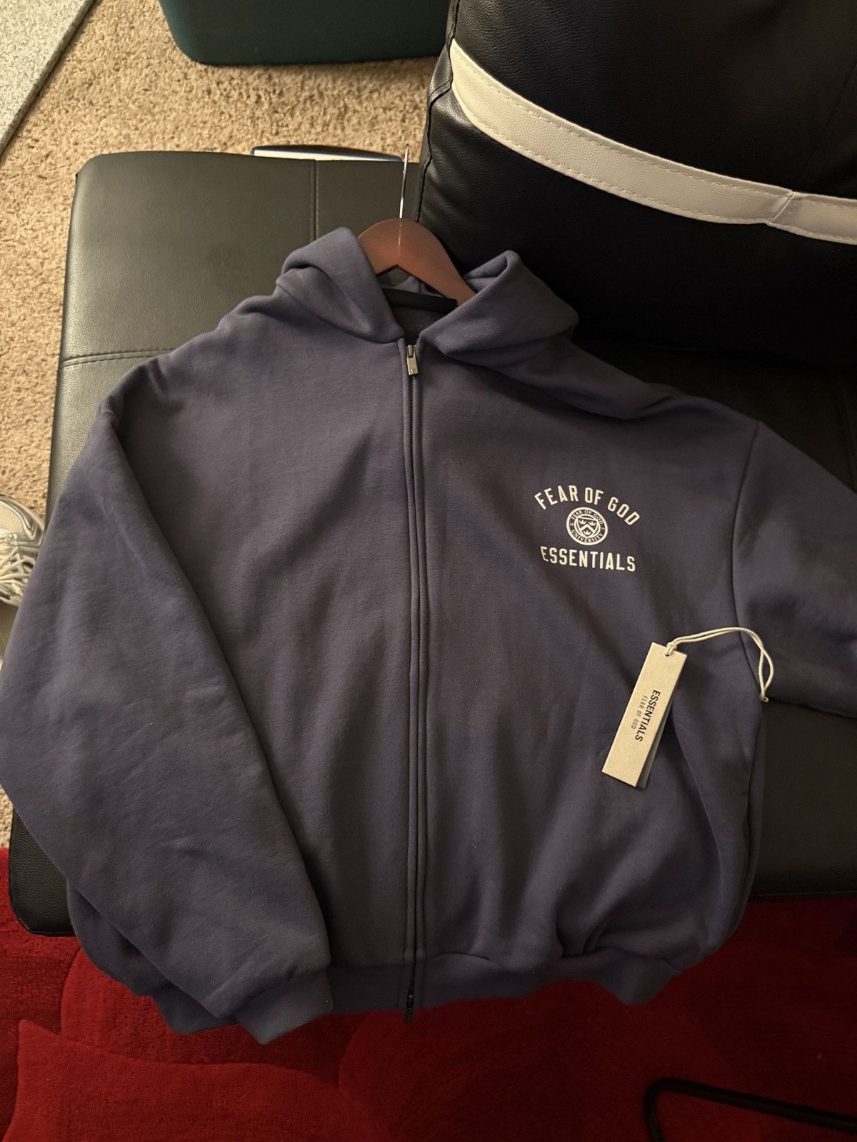 Essentials × Fear of God Fear of god essentials heavyweight zip up ...