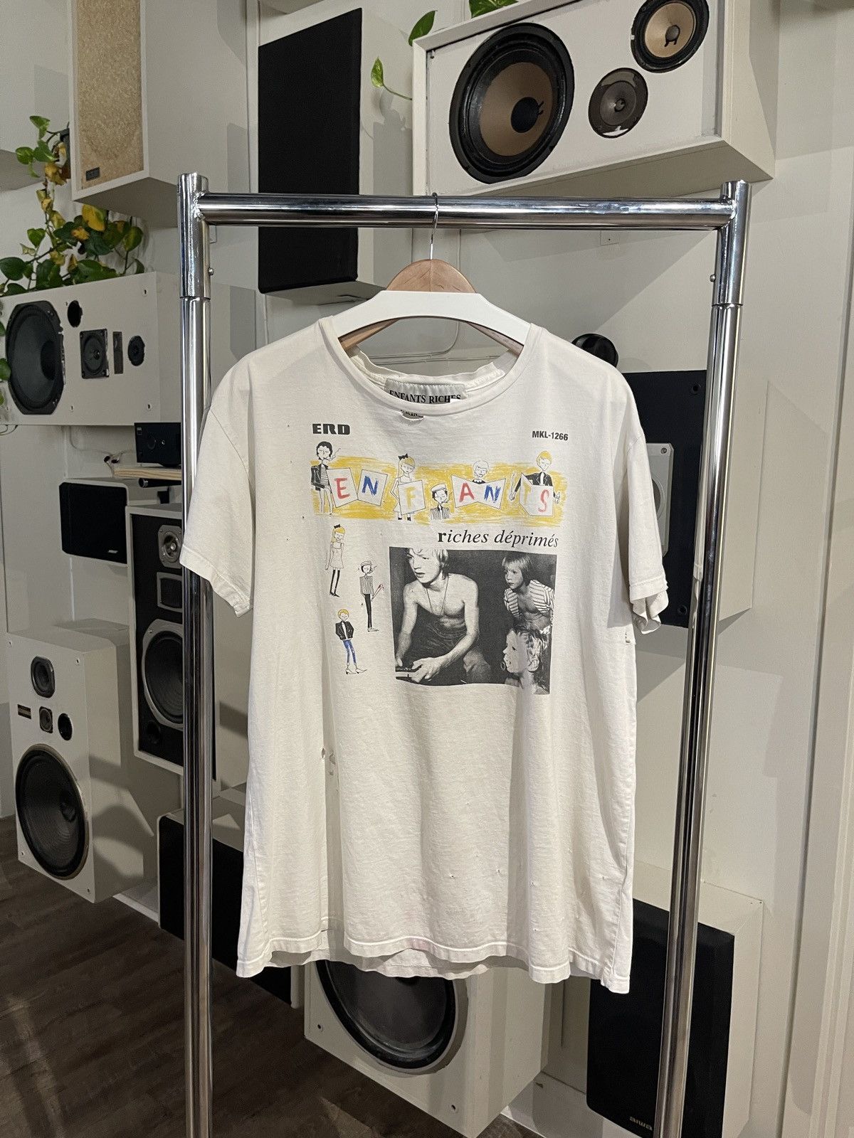 Enfants Riches Deprimes ERD Enfant White Distressed Graphic Tee | Grailed