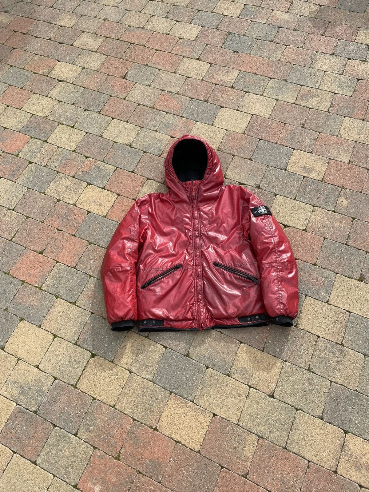 Stone Island Red Stone Island A/W 2010 Ice Jacket | Grailed