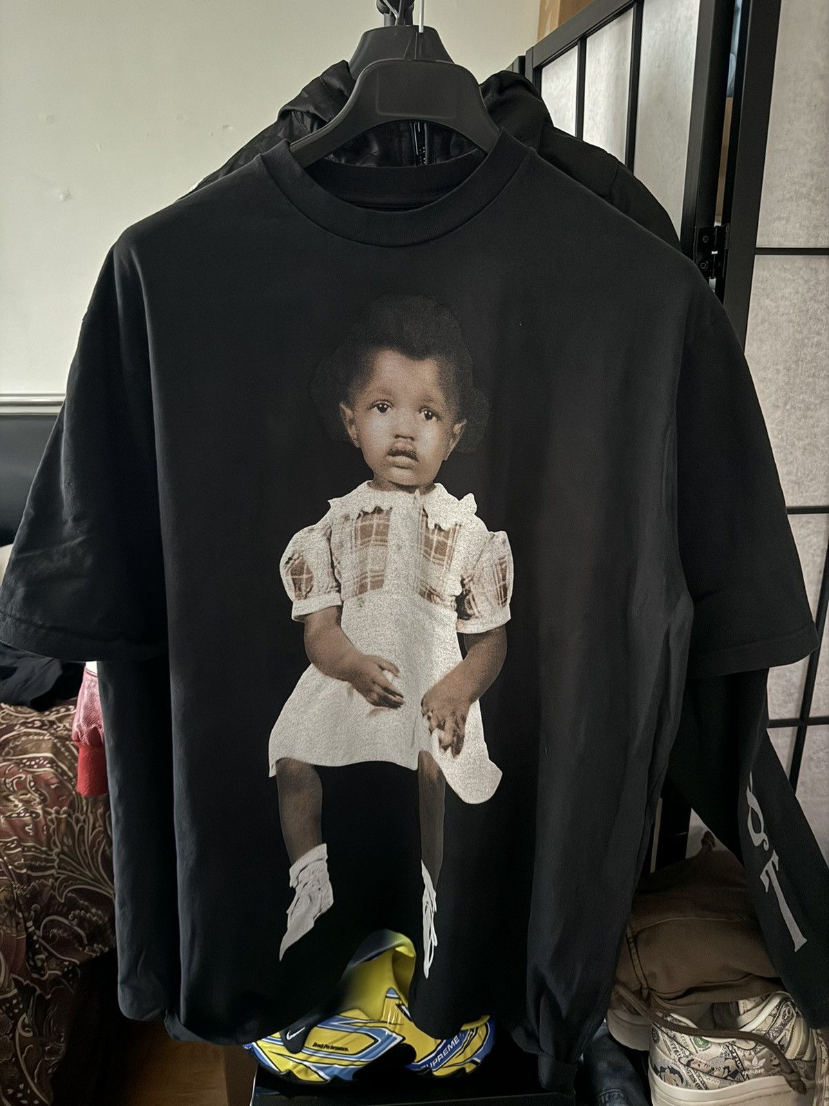 Balenciaga Kanye West DONDA LP 2 Layer L/S T-Shirt | Grailed