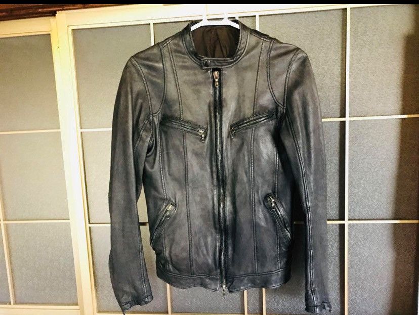 14th Addiction × If Six Was Nine × Shellac Shellac Moto Leather Jacket | Grailed