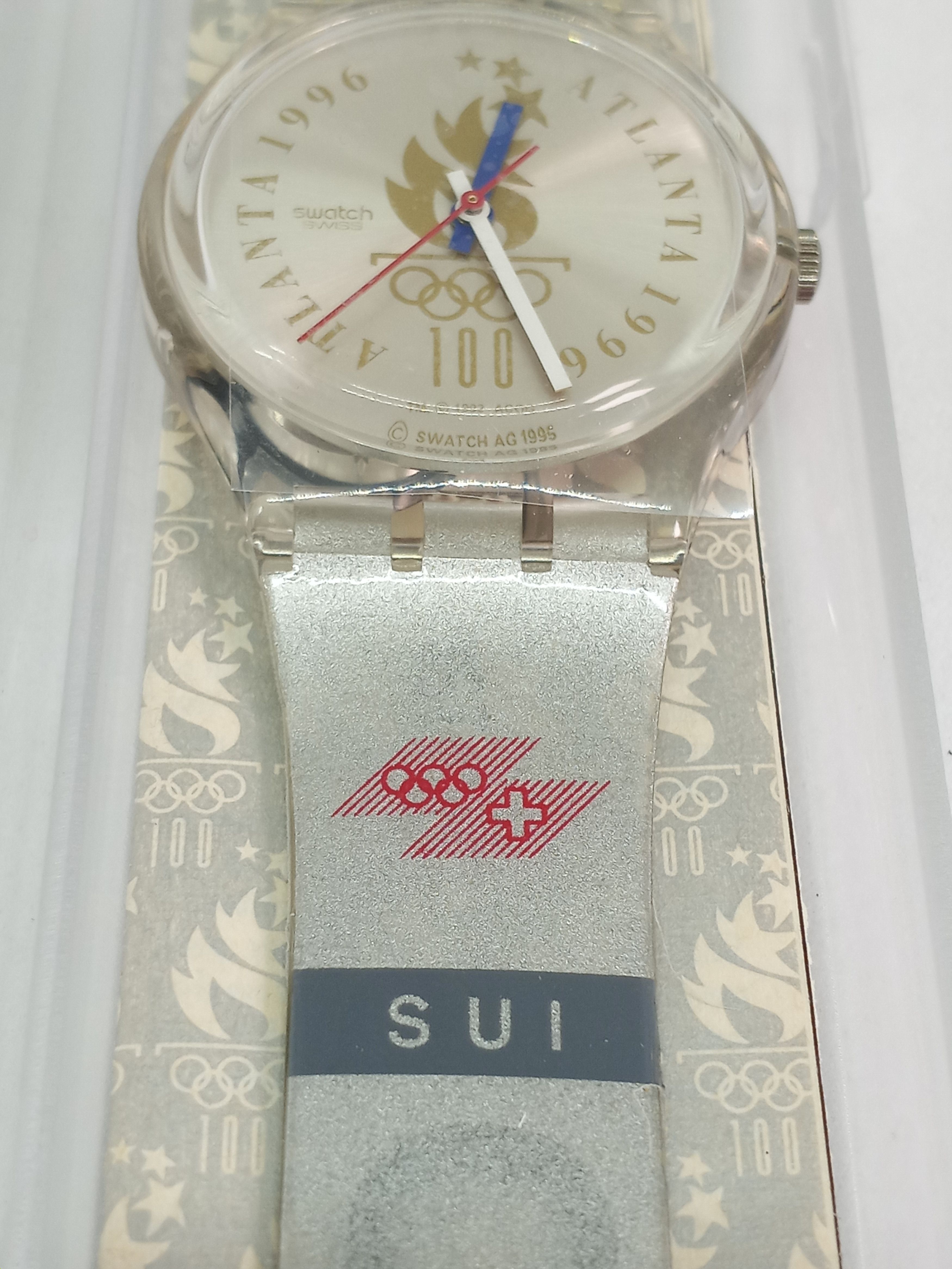 Swatch VINTAGE Swatch GZ150 1996 Olympic Games SWITZERLAND Watch | Grailed