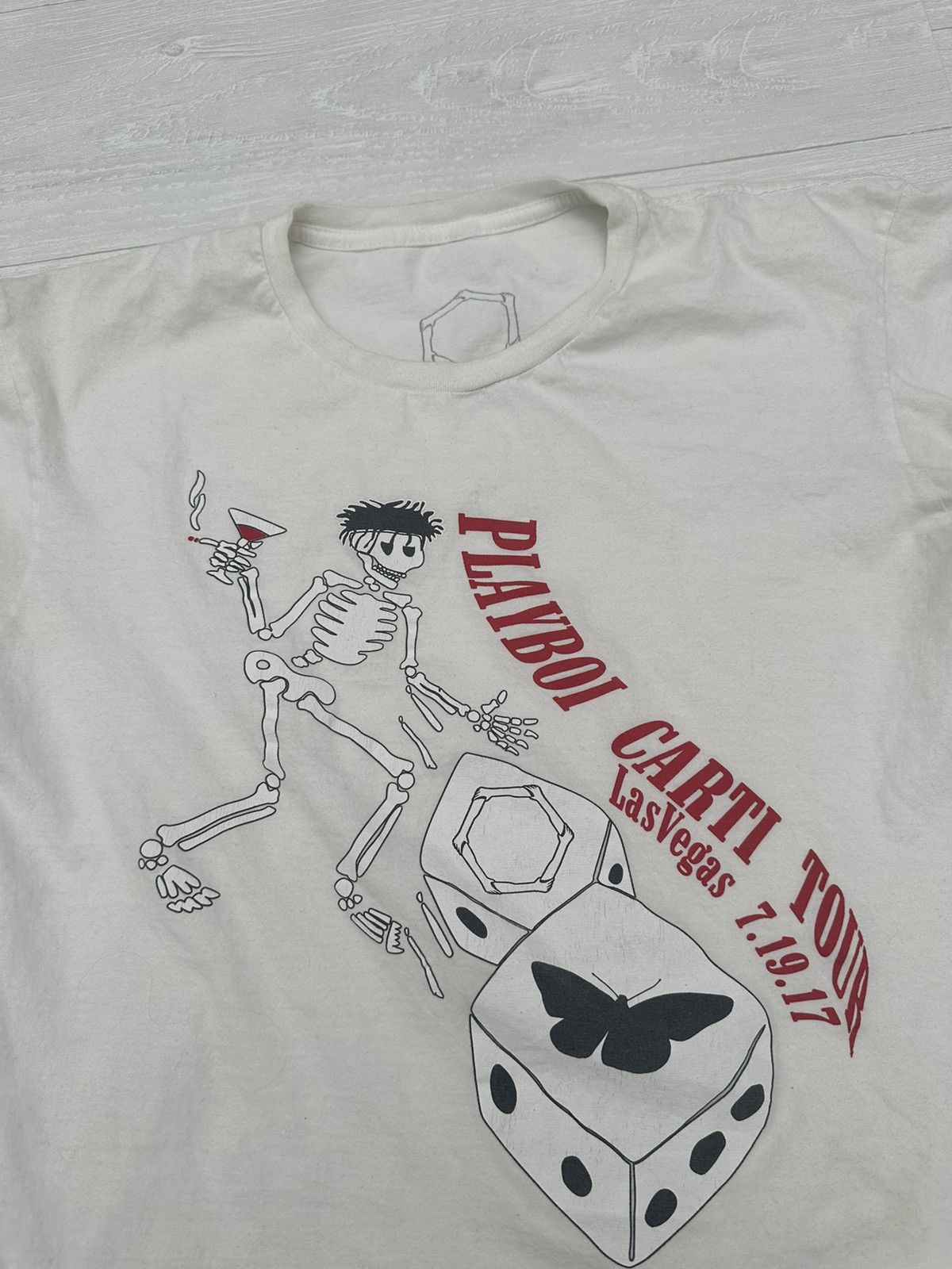 Playboi Carti RARE Playboi Carti Las Vegas Exclusive Skeleton Tee ...