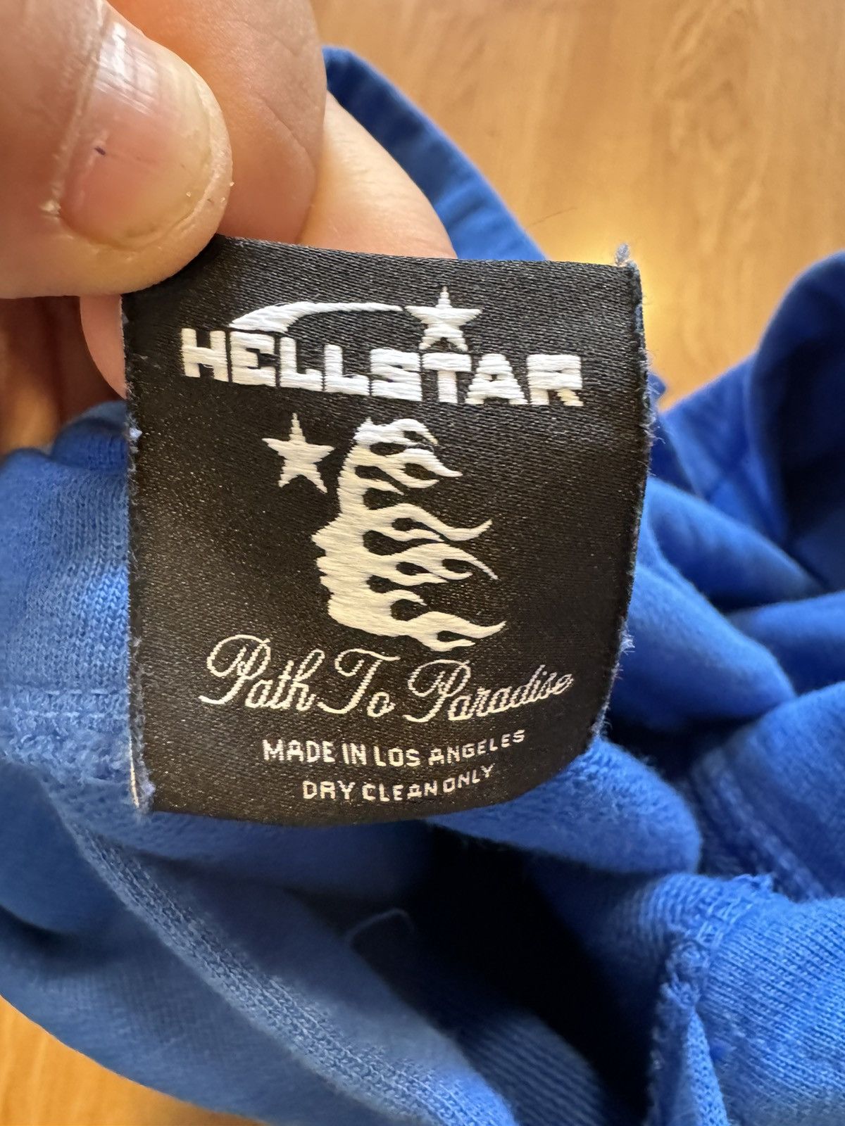 HELLSTAR HELLSTAR BLUE HOODIE | Grailed
