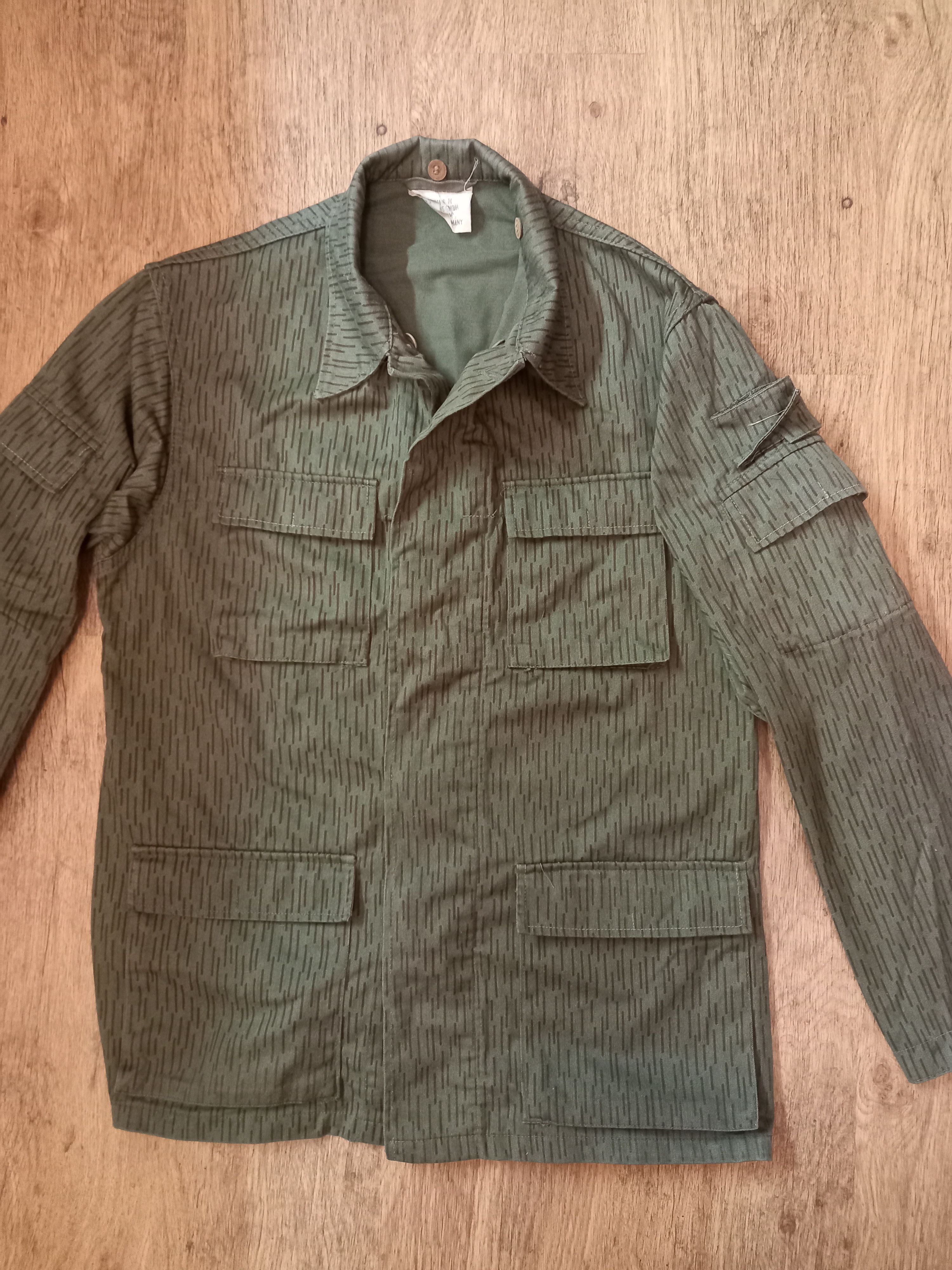 Vintage Vintage 80s German Army Rain drop camo Jacket | Grailed