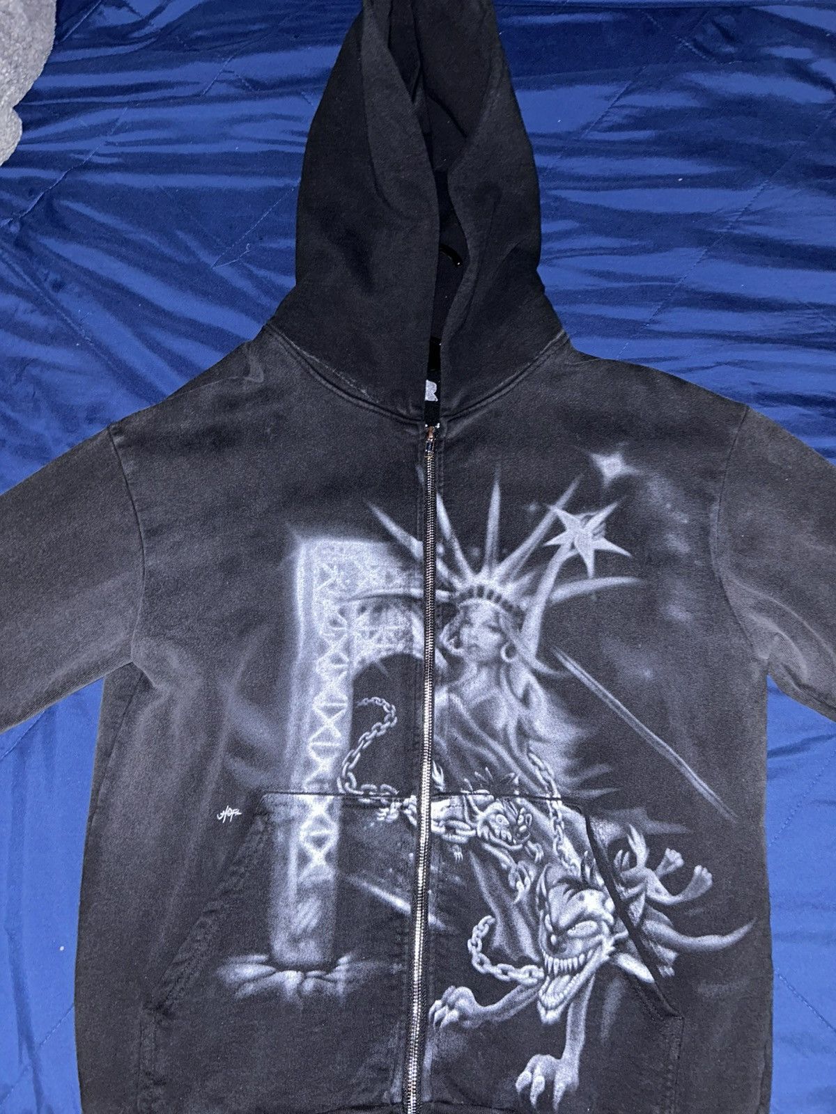 Streetwear × Travis Scott × Vintage Travis Scott MetLife Hoodie LIMITED ...