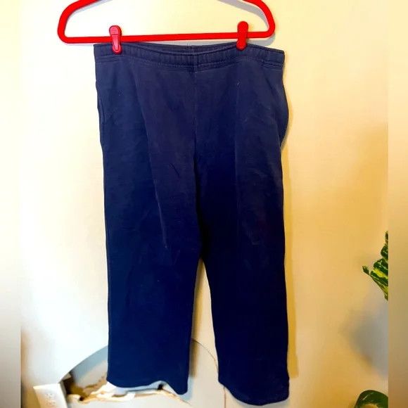 Vintage 2000s baggy wide leg navy blue joe boxer sweatpants | Grailed